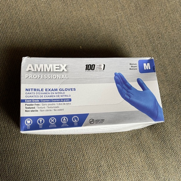 Ammex | Accessories | Nib 0 Pcs Ammex Professional Nitrile Exam Gloves ...